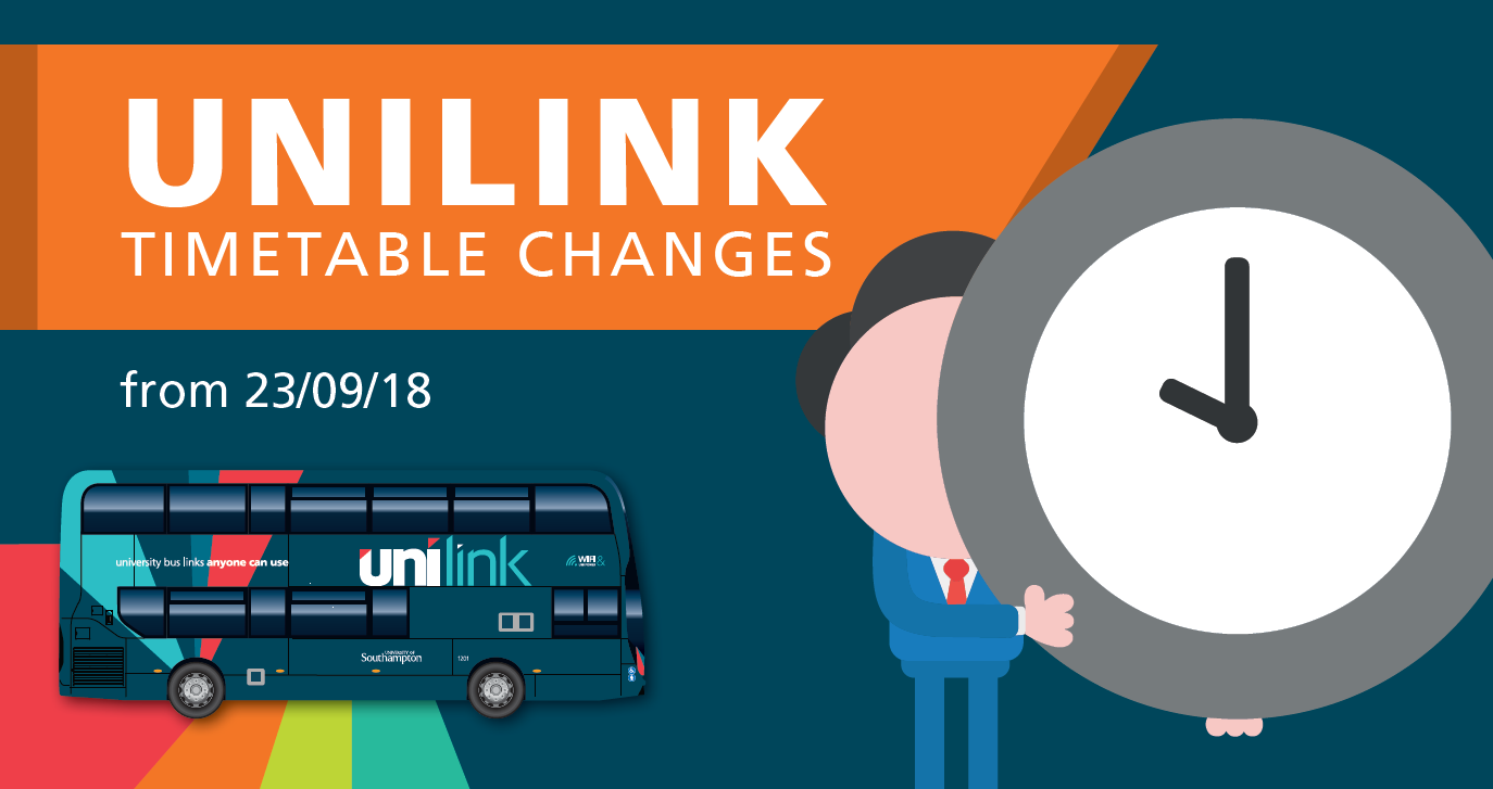 Unilink Timetable Changes - From Sunday 23rd September - Unilink Buses