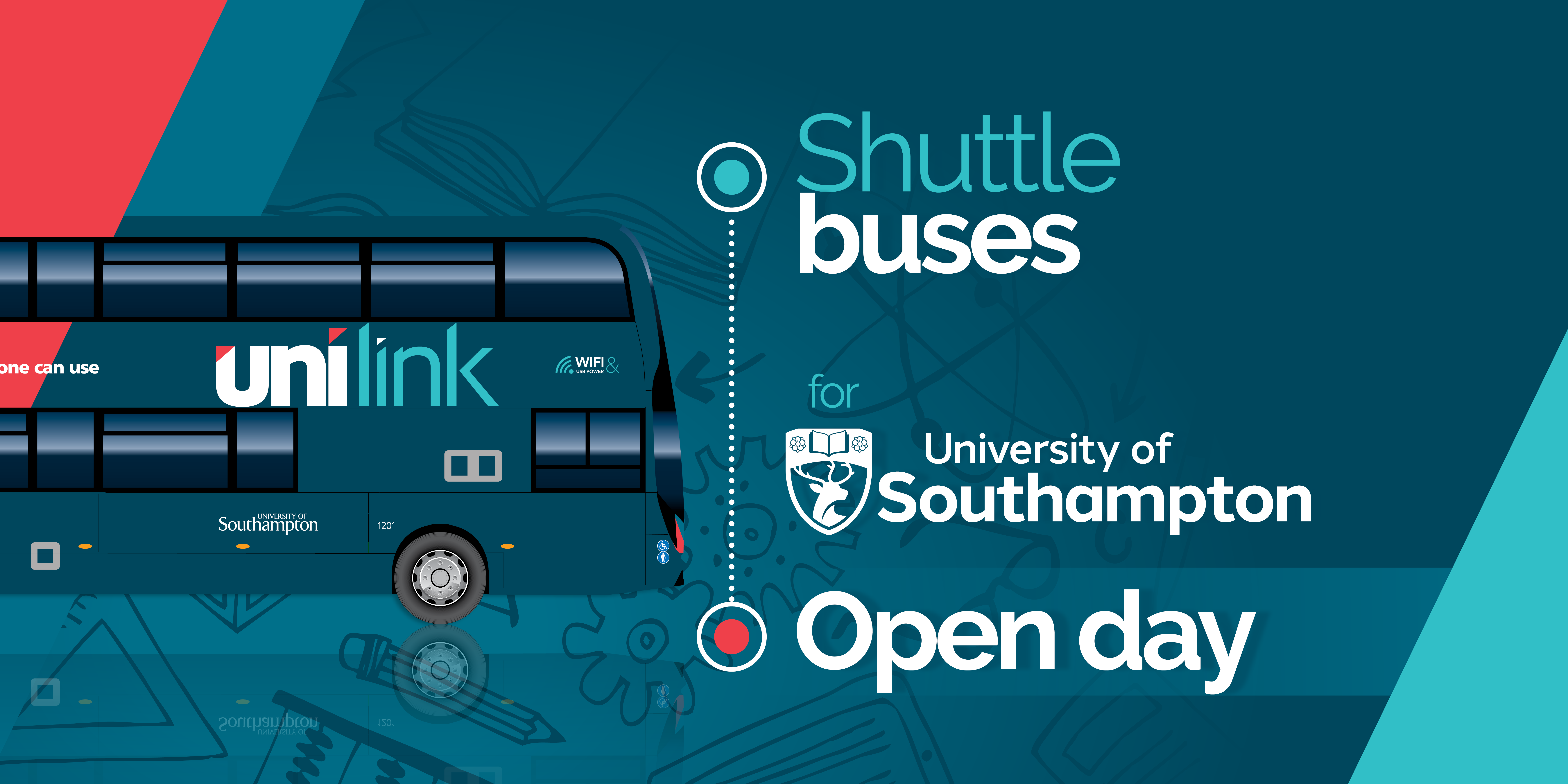 Shuttle buses for University of Southampton open days - Unilink Buses